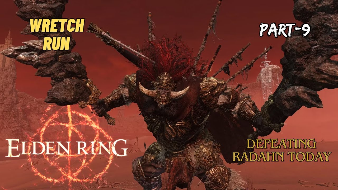 Defeating Radahn Today | Elden Ring | Wretch Build | Hindi | Part-9 ...