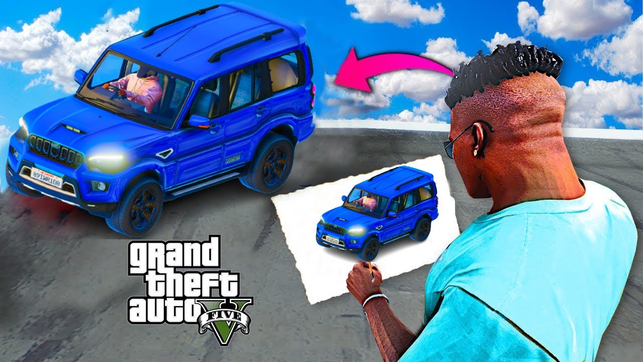GTA 5 : DRAWING INDIAN CARS !! I Draw Turns REAL !! MALAYALAM - YouTube