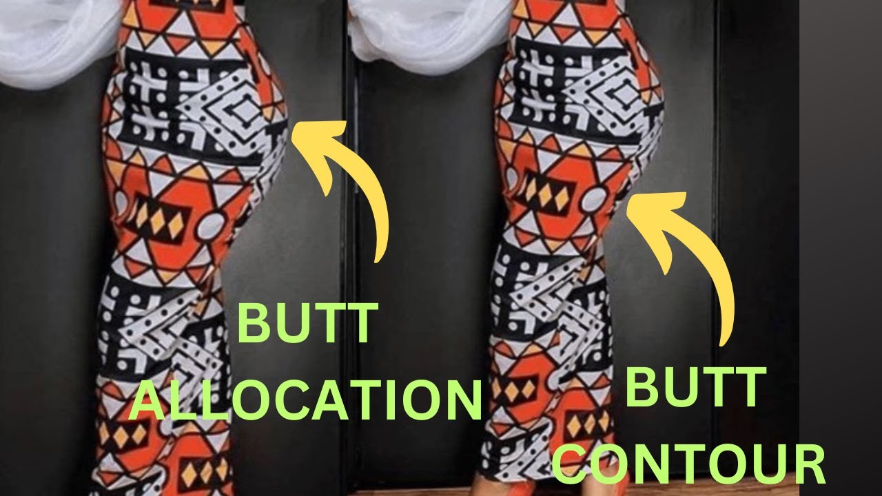 ️How to give Butt Allocation and Butt Contour on your Skirt/gown - YouTube