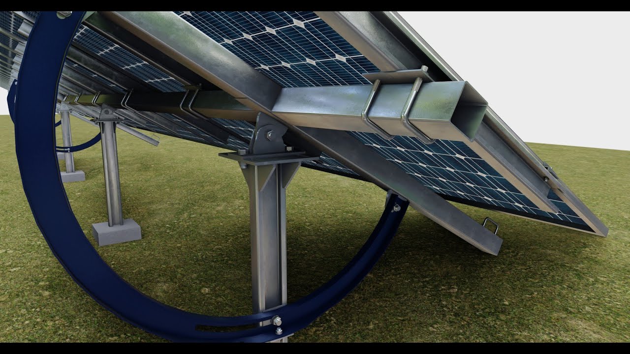 5 SOLAR ENERGY MANUAL TRACKER SYSTEM TYPE 5 - YouTube
