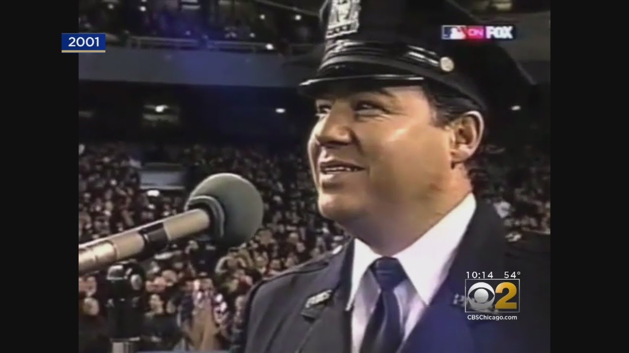 'Singing Police Officer' Performs At LaGrange Little League Game - YouTube