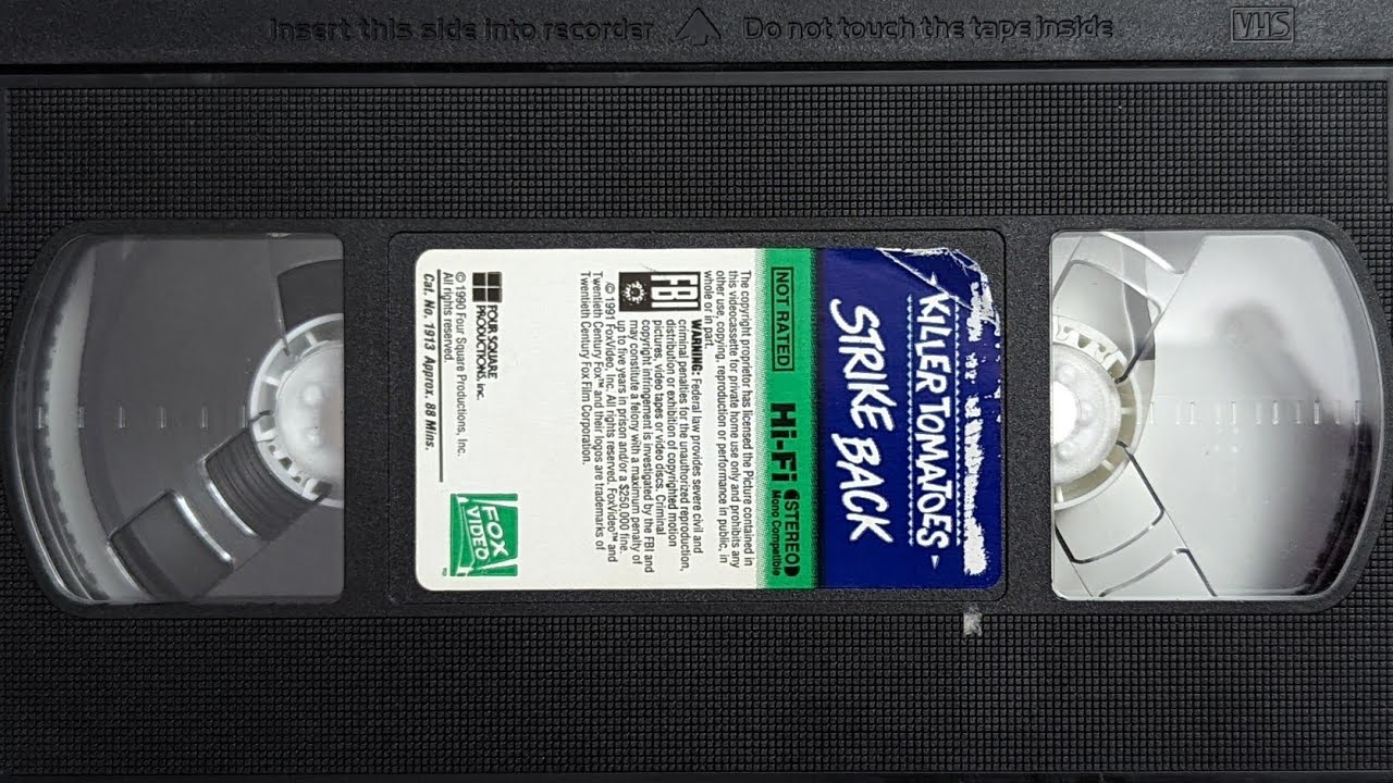 Killer Tomatoes Strike Back! VHS Pre-Show - YouTube