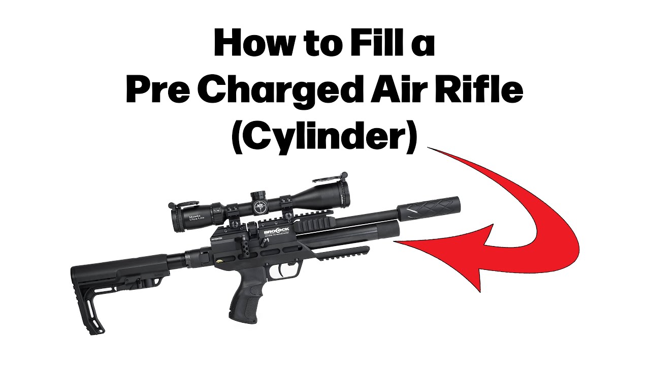 How to fill a PCP Air Rifle (Cylinder Version) - YouTube