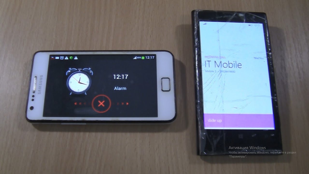 Incoming call & alarms at the Same Time Samsung Galaxy S2 Plus+Nokia ...
