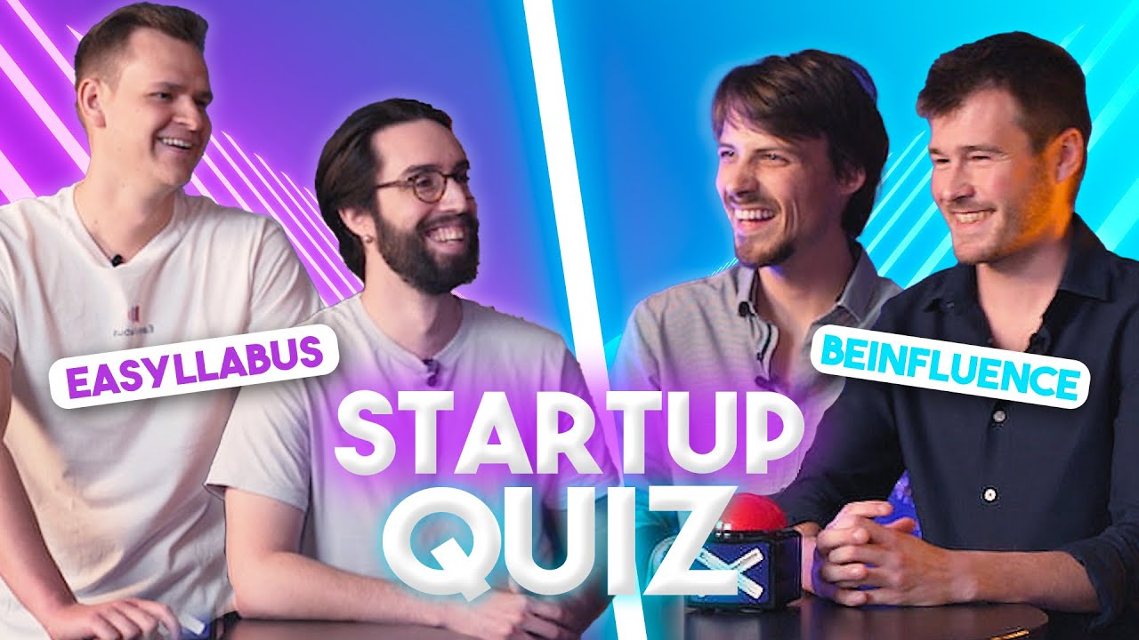 Le grand QUIZ des STARTUPS ! Beinfluence VS Easyllabus 🏆 hub.awards ...