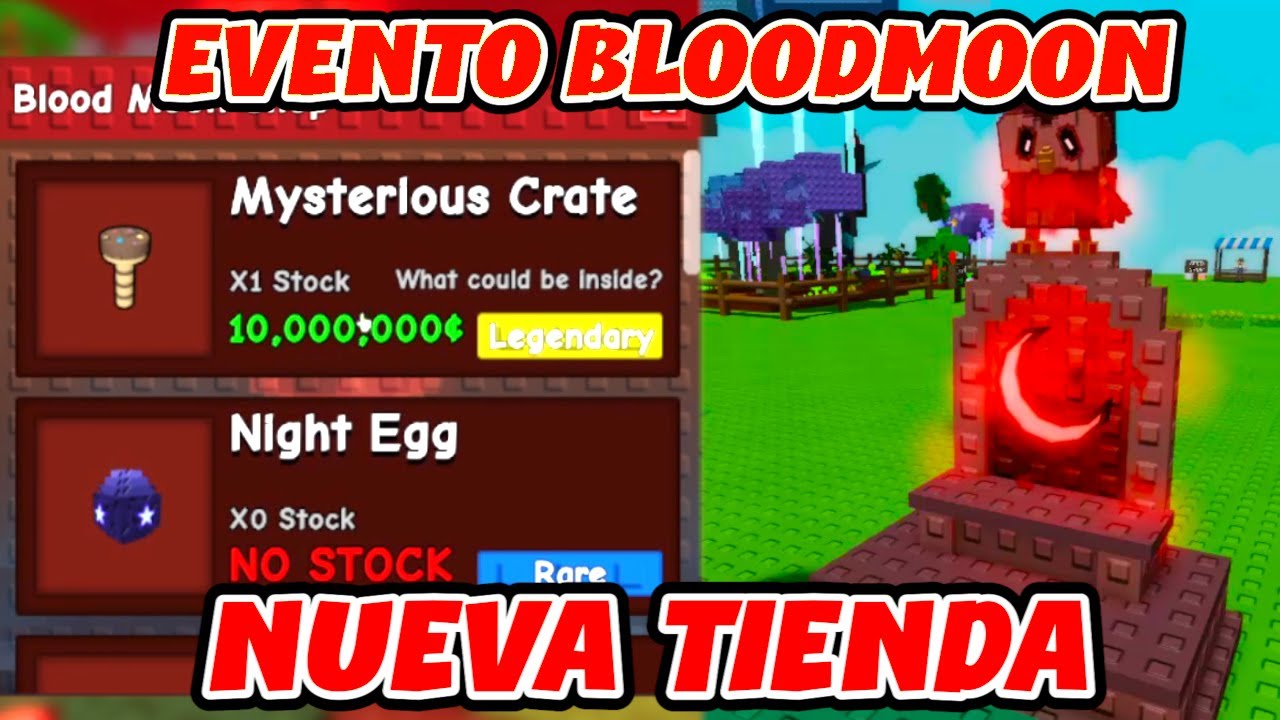 LA BLOOD MOON UPDATE ES REAL! NUEVOS EVENTOS LUNARES 🌠 GROW A GARDEN ...
