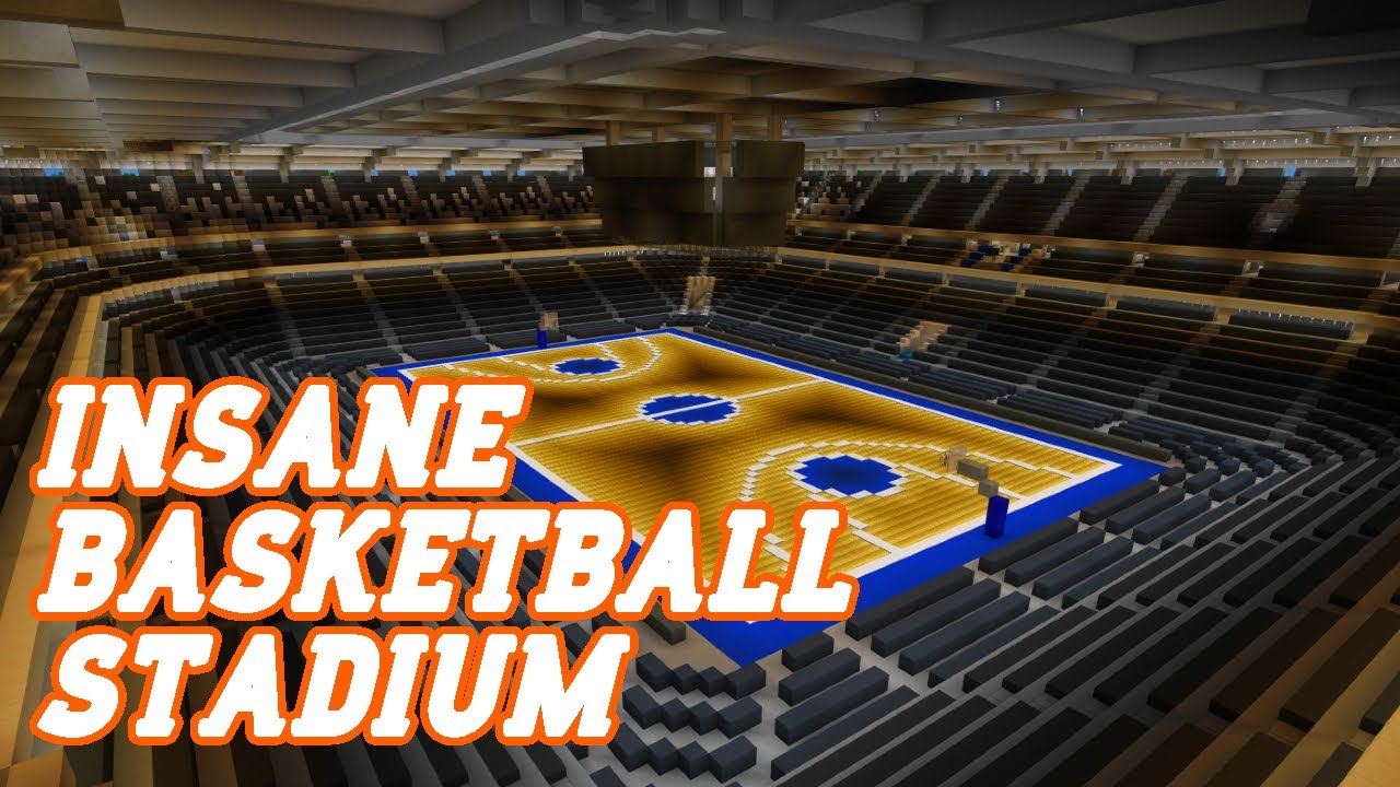 Minecraft Basketball Stadium Mega Build - [2020 DOWNLOAD] - YouTube