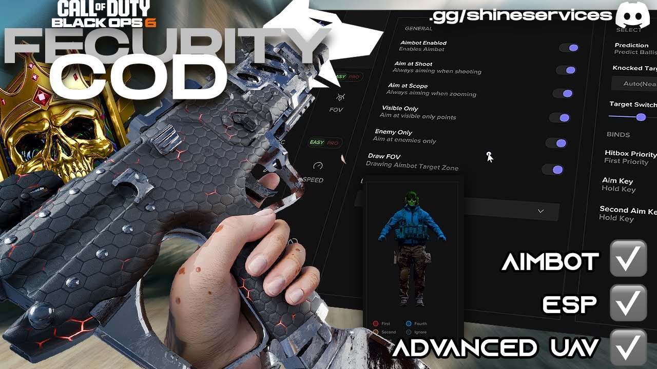 [S3 BO6/WZ4] HACKER USES THE BEST 6$ EXTERNAL FOR VERDANSK! FECURITY ...