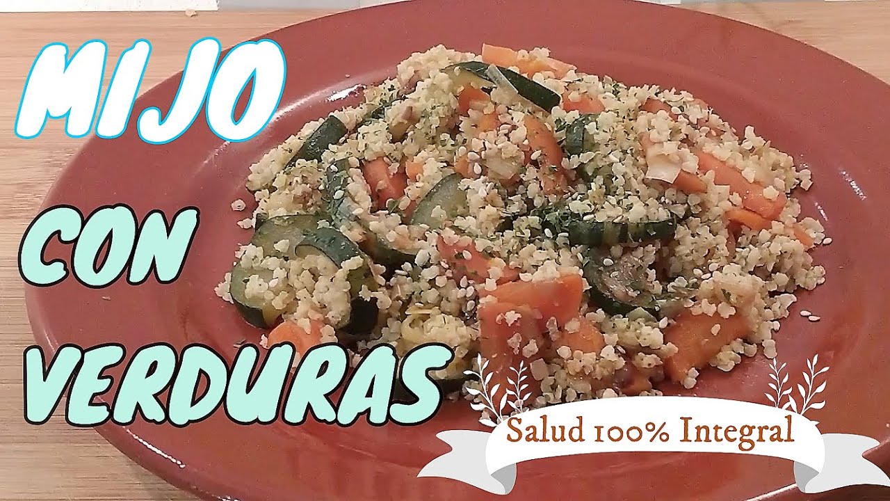 Cómo hacer mijo con verduras salteadas - YouTube