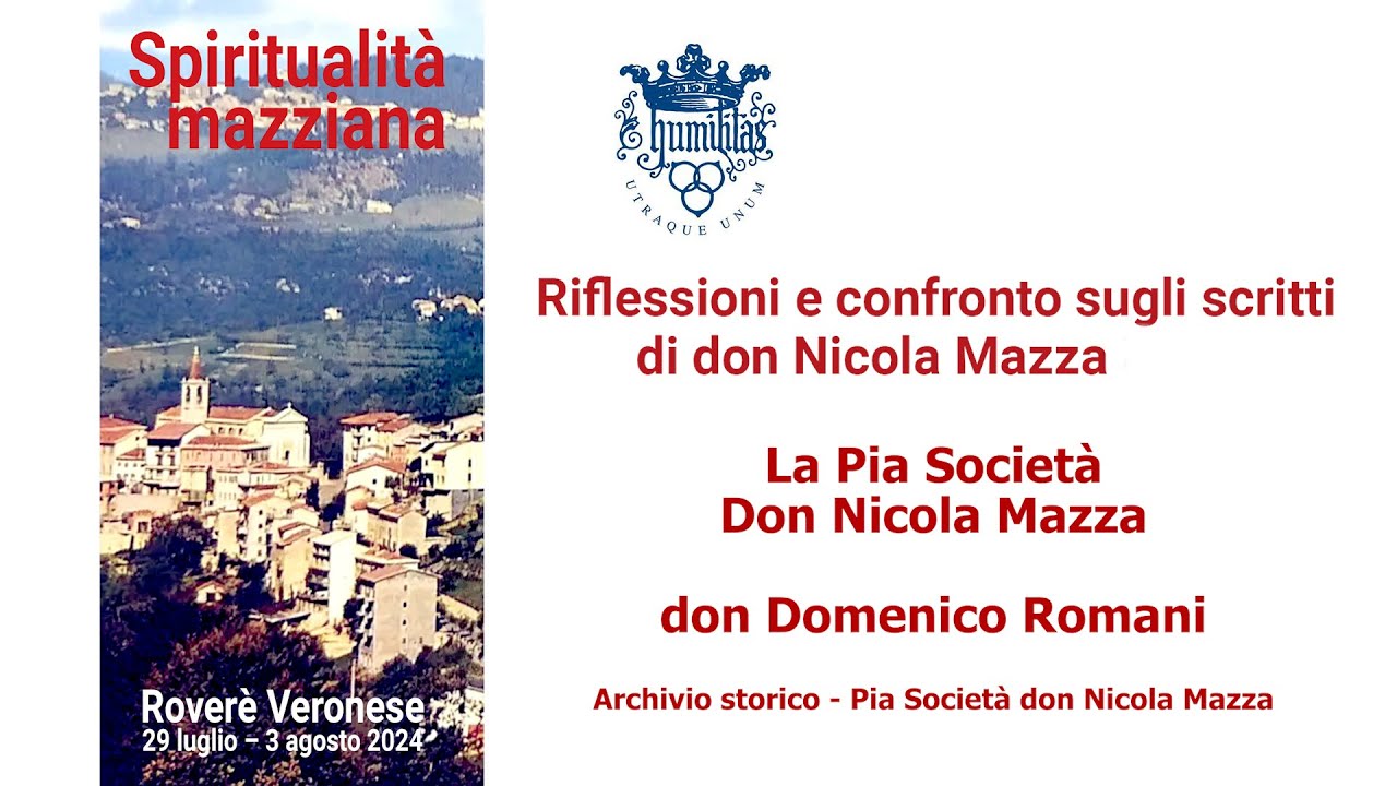 RIFLESSIONI E CONFRONTO SUGLI SCRITTI DI DON NICOLA MAZZA - YouTube