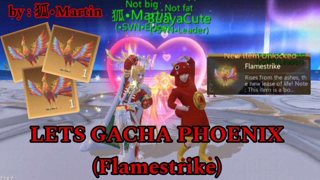 GACHA FLAMESTRIKE MOUNT // PHOENIX MOUNT // UTOPIA ORIGIN - YouTube
