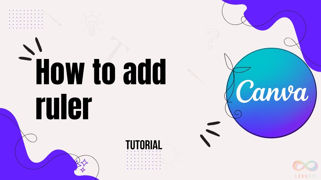 How to add ruler in Canva - YouTube