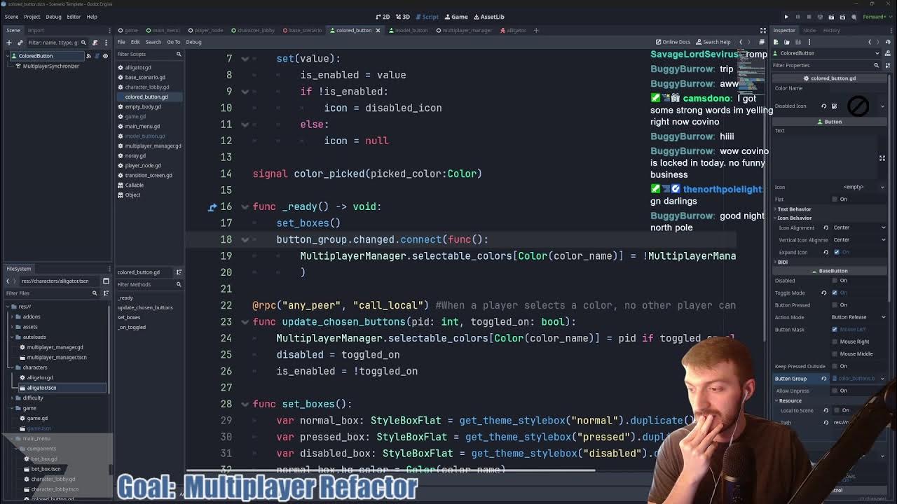 🕹️GameDev|🔴Multiplayer Connections 🔴THE TEDIOUS TEMPLATE REFACTORING🔴 - Day 3 - YouTube