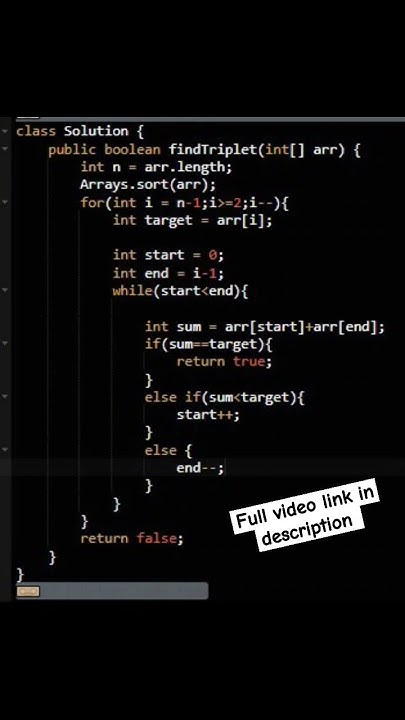 Triplet Sum| gfg potd| 27-10-2024| gfg potd today| easy and simple ...