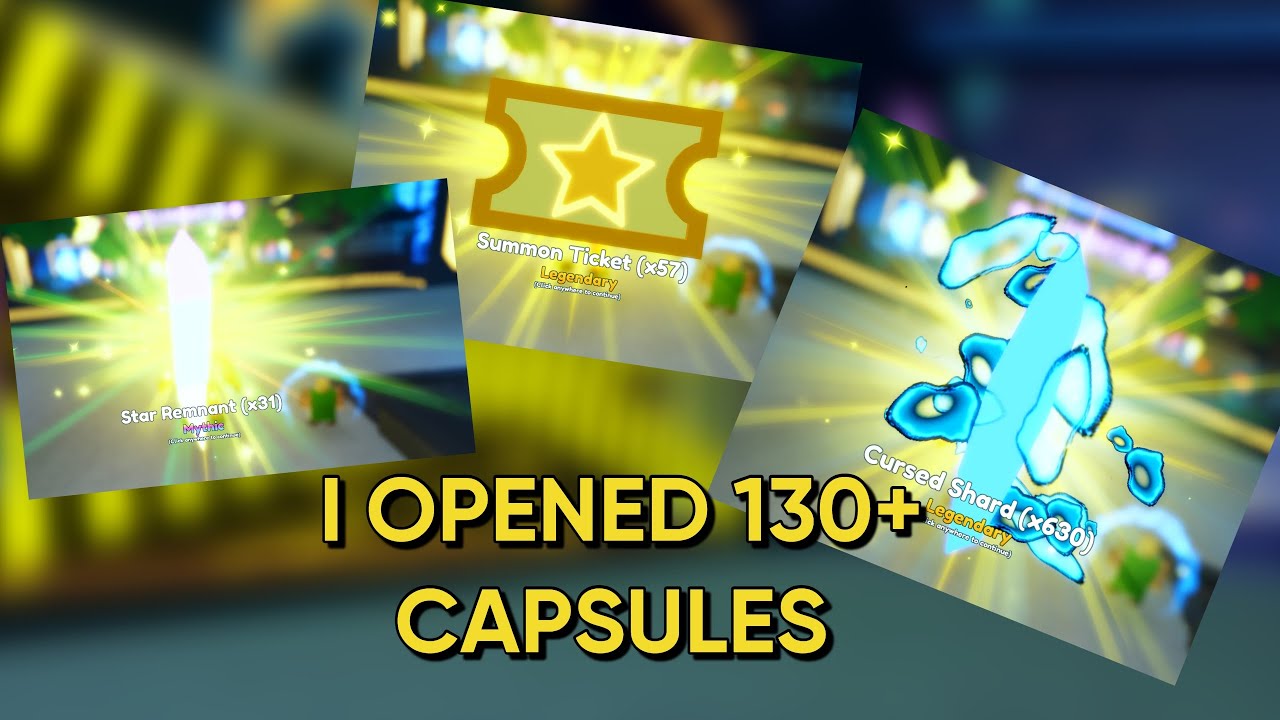 WHAT CAN I GET FROM 130+ CURSE CAPSULES IN ANIME ADVENTURES ROBLOX ...