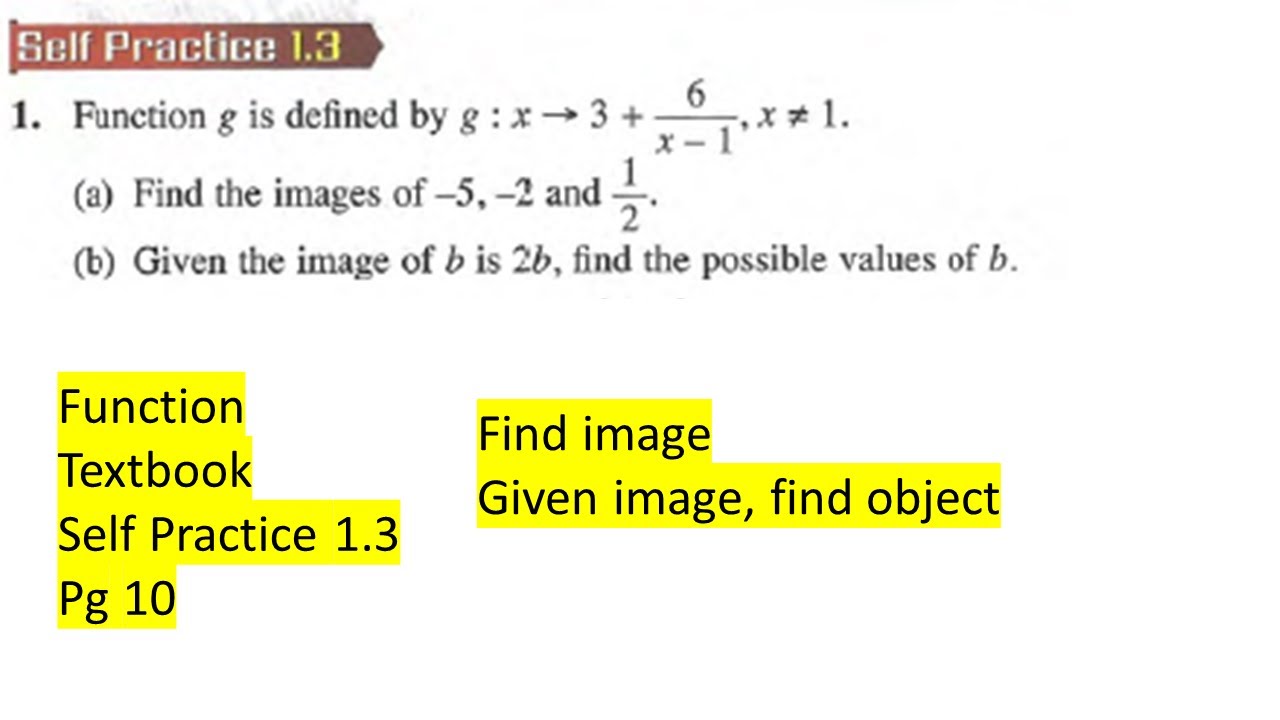Function self practice 1.3 Q1 Find image find object. latih diri 1.3 ...