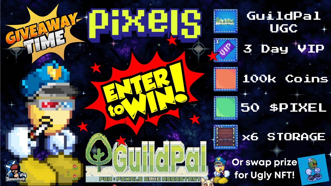 Giveaway Time Pixels Online! UGC, VIP, COINS, STORAGE and $PIXEL - YouTube