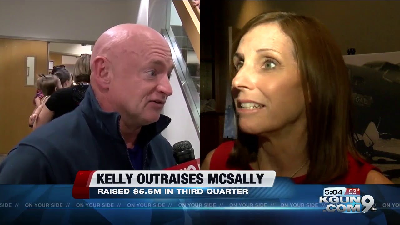 Democrat Kelly Outraises Gops Mcsally In Arizona Senate Bid Youtube