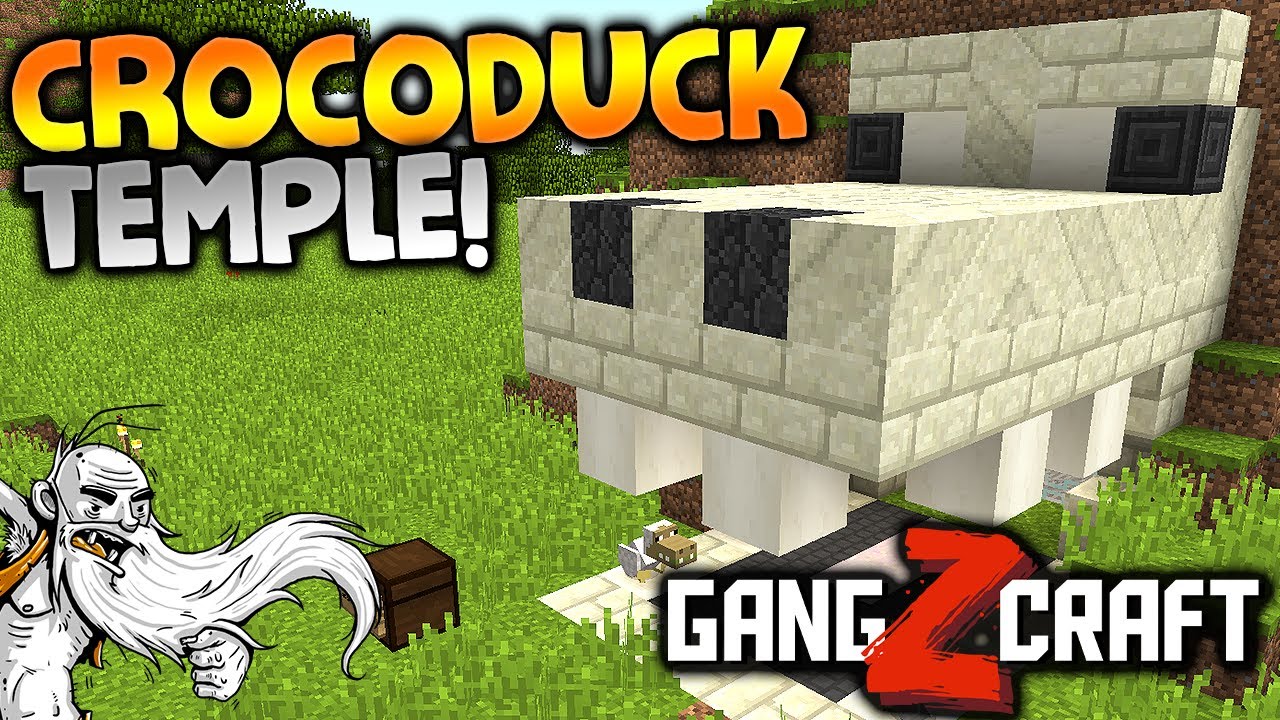 GangZcraft Modded Minecraft Ep03 - "GENNYB...MOTHER OF CROCODUCKS ...
