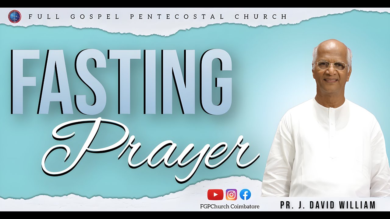 🔴 LIVE | FASTING PRAYER | 18 - OCTOBER - 2025 | PR. DAVID WILLIAM ...