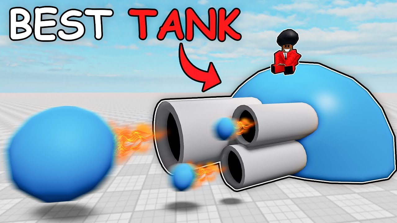 Building the BEST TANK in Roblox tank game! - YouTube