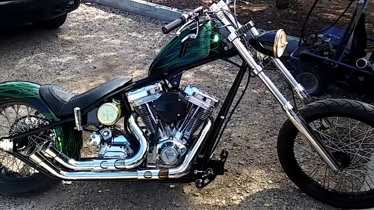 2009 Custom Chopper West Coast Choppers CFL - YouTube