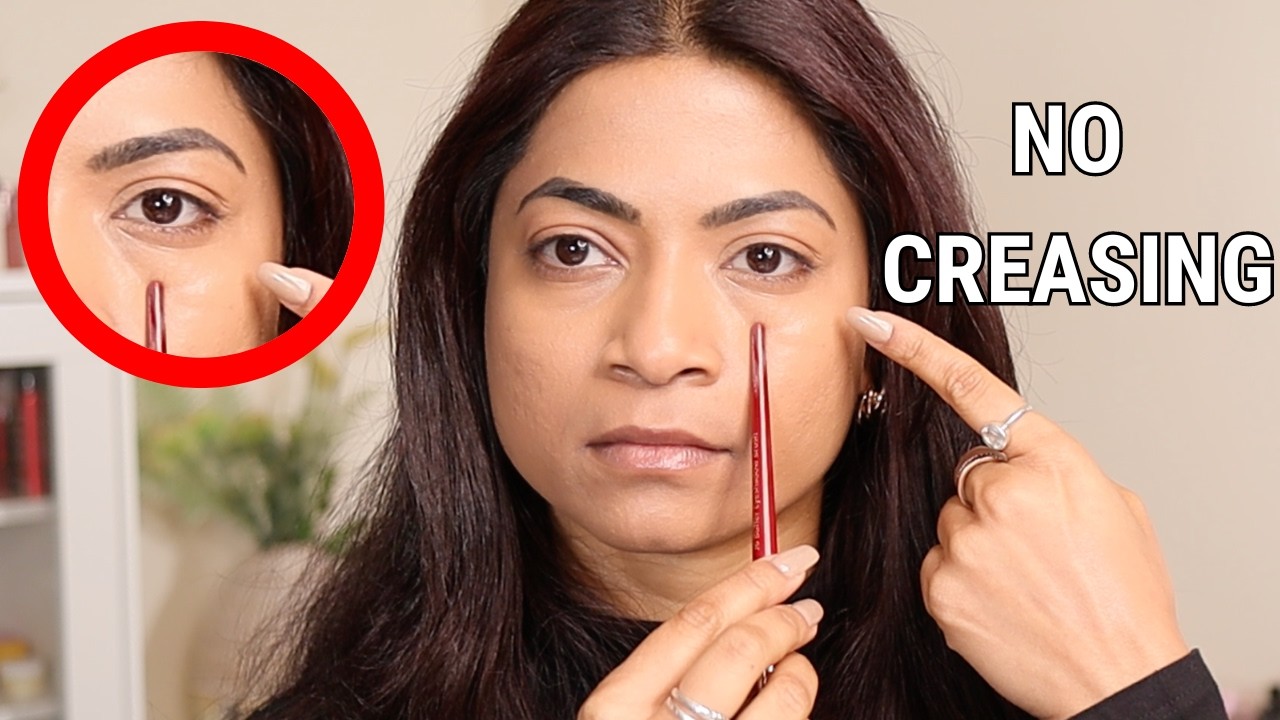 How to STOP Under Eye Creasing - YouTube