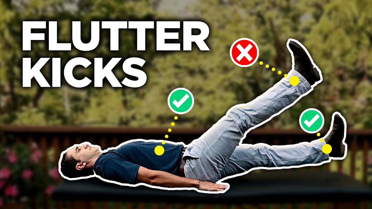 How to Perfect Flutter Kicks | Core Endurance & Strength | Doctor of ...