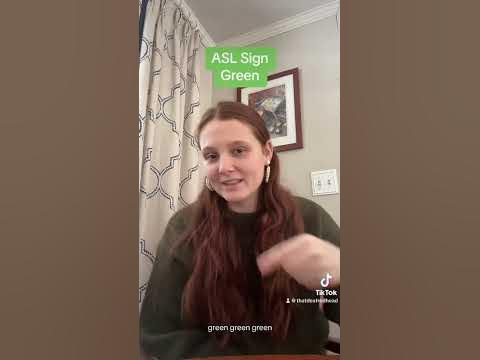 Learn How To Sign "Green" in ASL for Beginners | American Sign Language ...