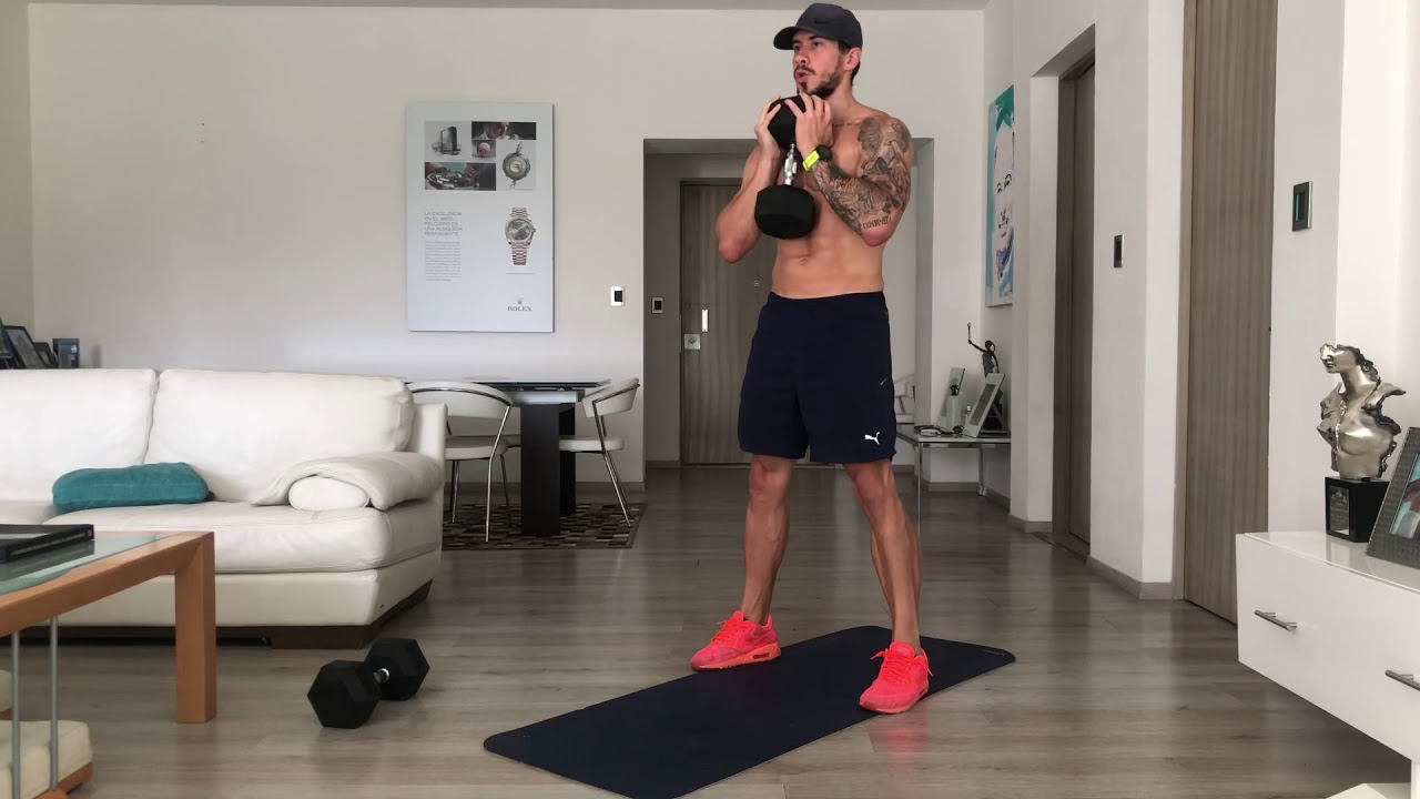 Dumbell kang squat - YouTube