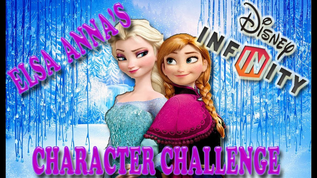 Disney Infinity Elsa & Anna's Character Challenges Gameplay - YouTube