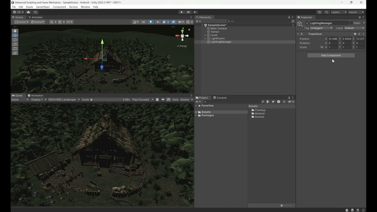 Advanced Scripting and Game Mechanics | Chapter - 6 | Implementing a Day-Night Cycle System ...