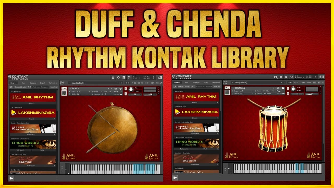 DUFF & CHENDA MIX || ANIL RHYTHM KONTAKT LIBRARY - YouTube