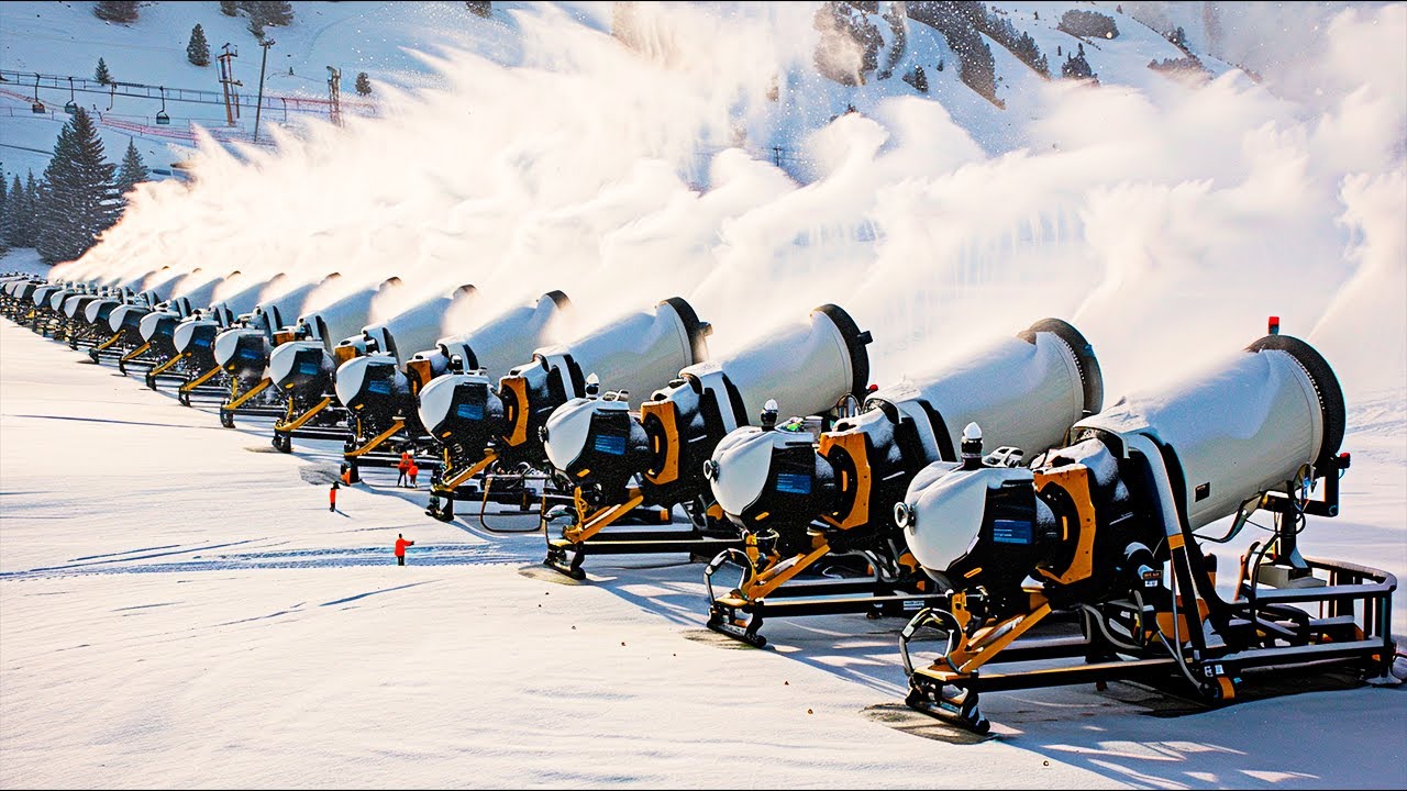 How Artificial Snow is Made! - YouTube