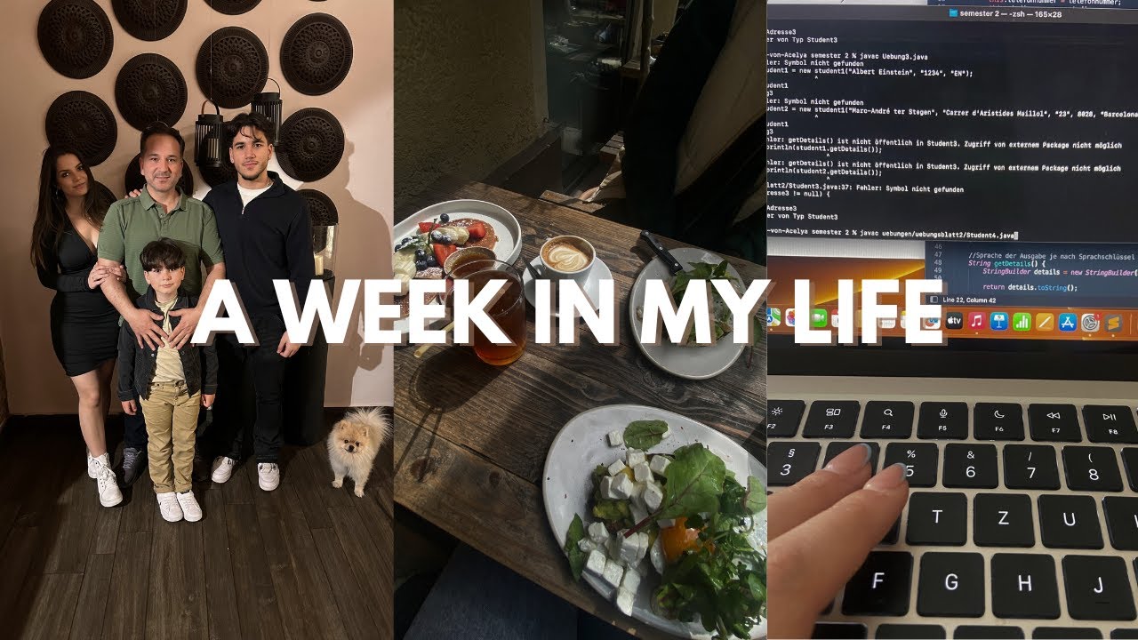 A WEEK IN MY LIFE I Umzug, Programmieren, Hochzeit, Polizei, Vatertag ...