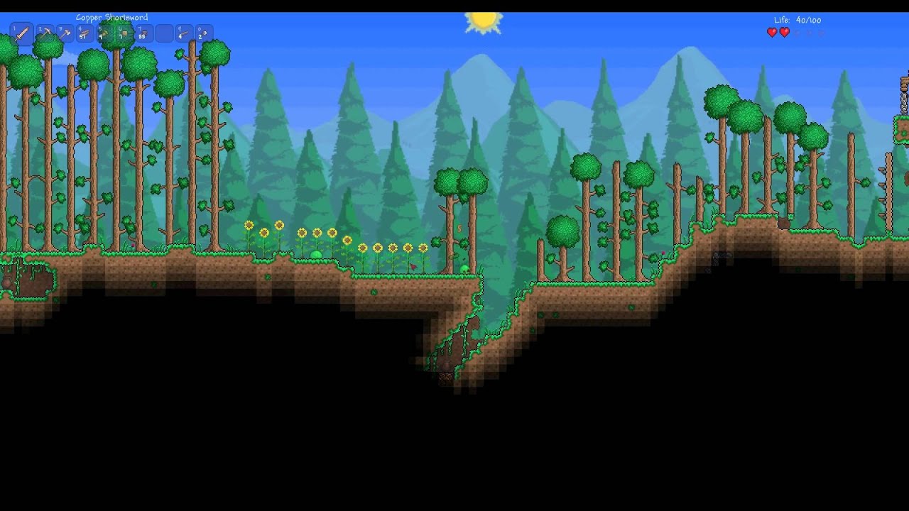 Terraria Part 2 | Laying The Foundation - YouTube