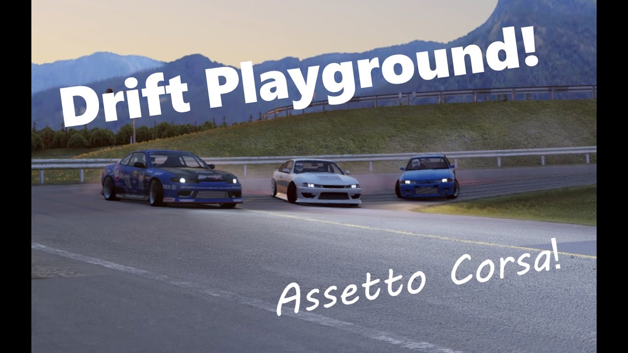 Drifting na placu zabaw | Drift Playground | Assetto Corsa | Cinematic ...