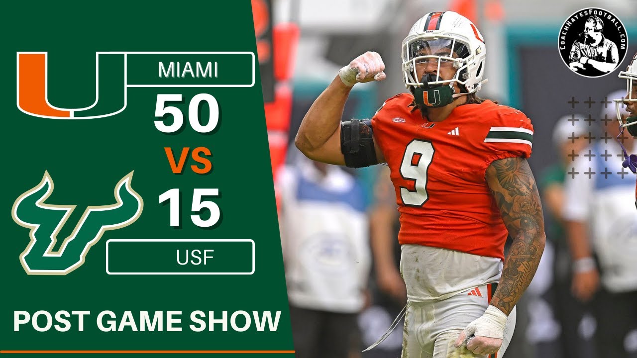 Post-Game Show | Miami Hurricanes vs USF Bulls | #CanesTalkLive - YouTube