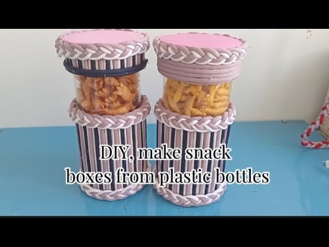 DIY, make snack boxes from plastic bottles/DIY Ideas 24 - YouTube