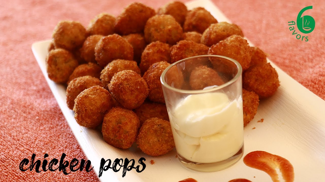 Chicken pops | six flavors 😋 - YouTube