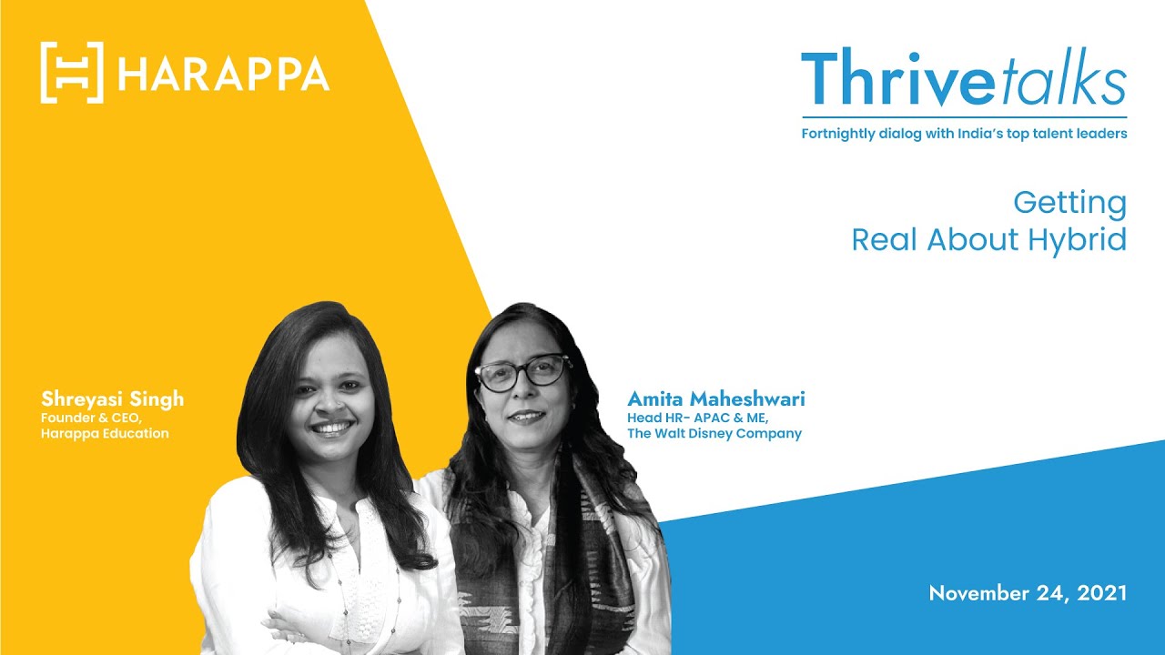 Thrive Talks by Harappa | Shreyasi Singh in conversation with Amita Maheshwari - YouTube