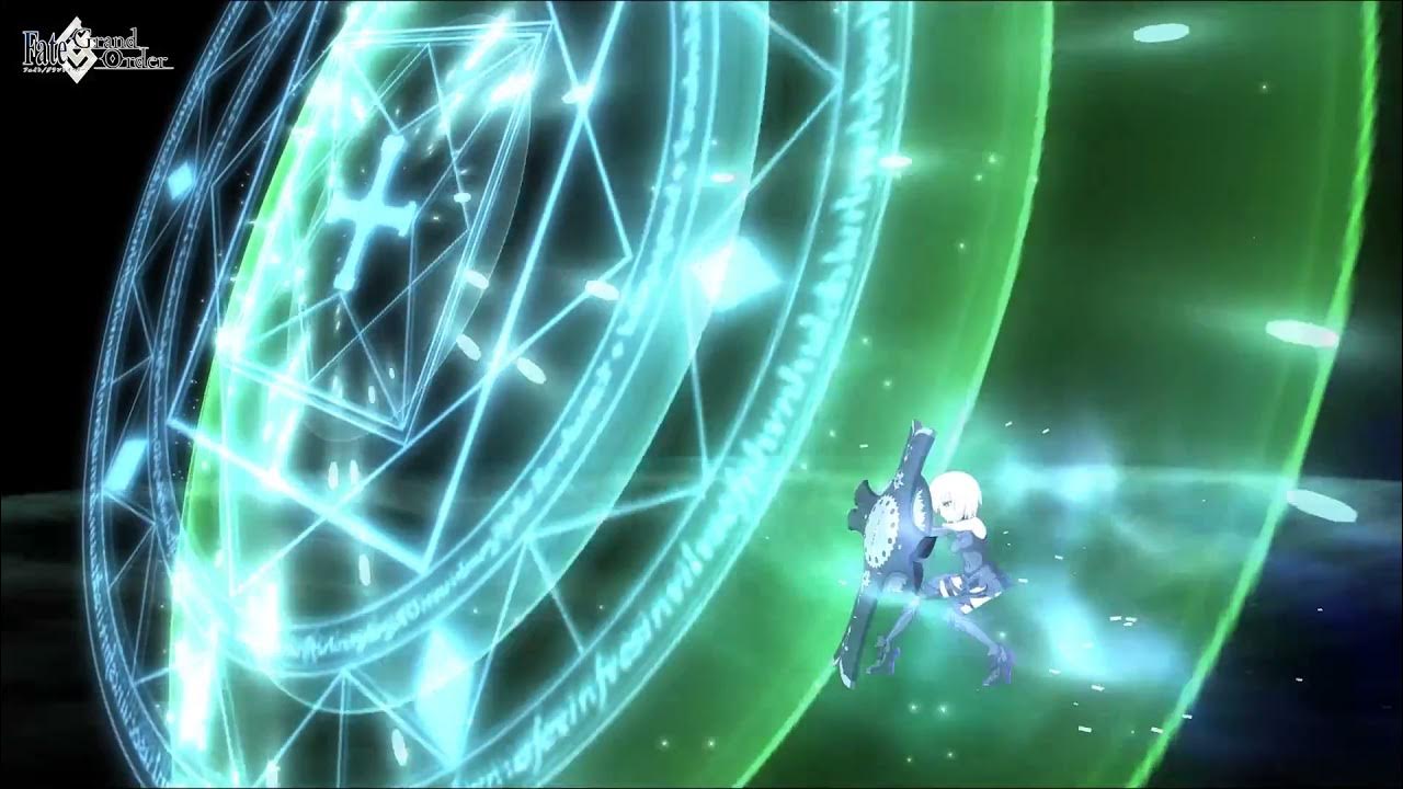 FGO Shielder Mashu Kyrielight Old Update Noble Phantasm Animation Stage 2nd Second Ascension NP ...