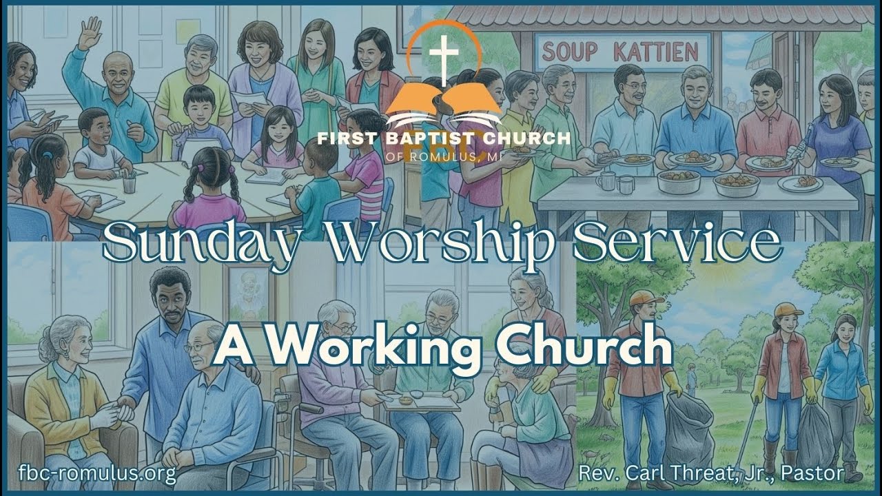 A Working Church | FBC Sunday Worship Service 8-24-2025 - YouTube