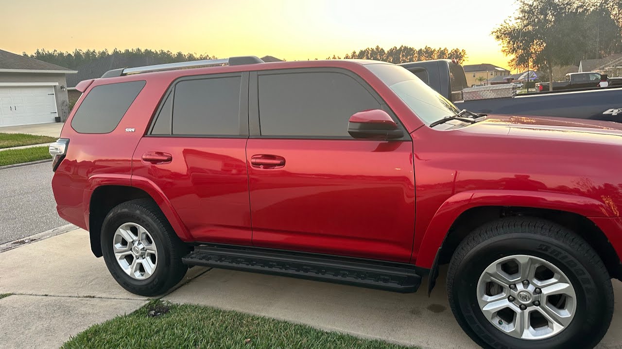 2021 Toyota 4Runner with 5% & 15% Ceramic Window Tint: Before and After ...