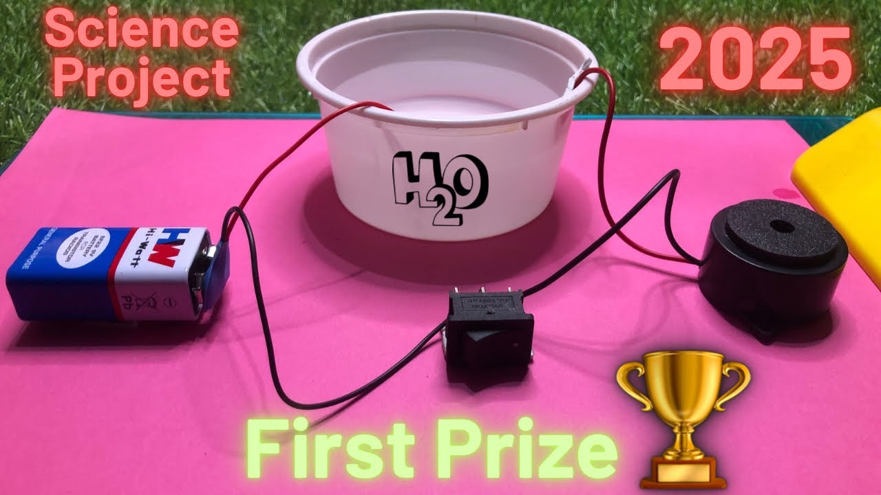 How to make water Alarm Science project 2025 - YouTube