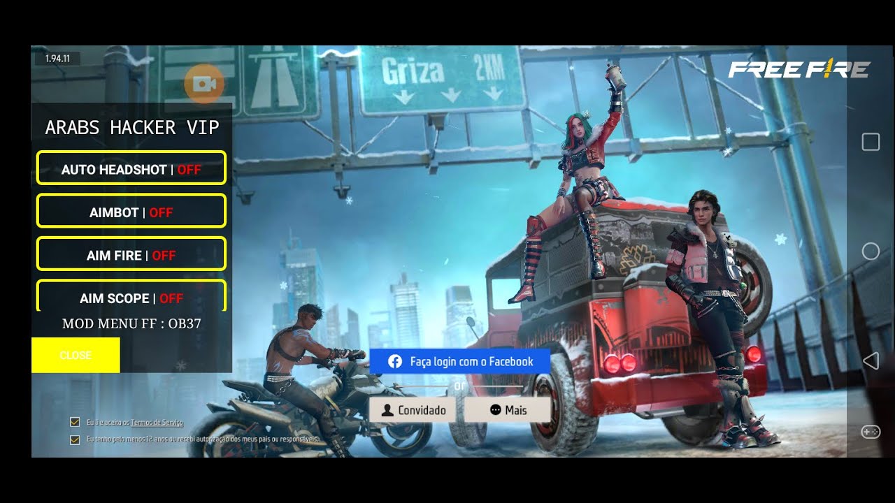 NUEVA ACTUACIÓN ARABS HACK VIP MOD MENU FF Anti blecklist - YouTube