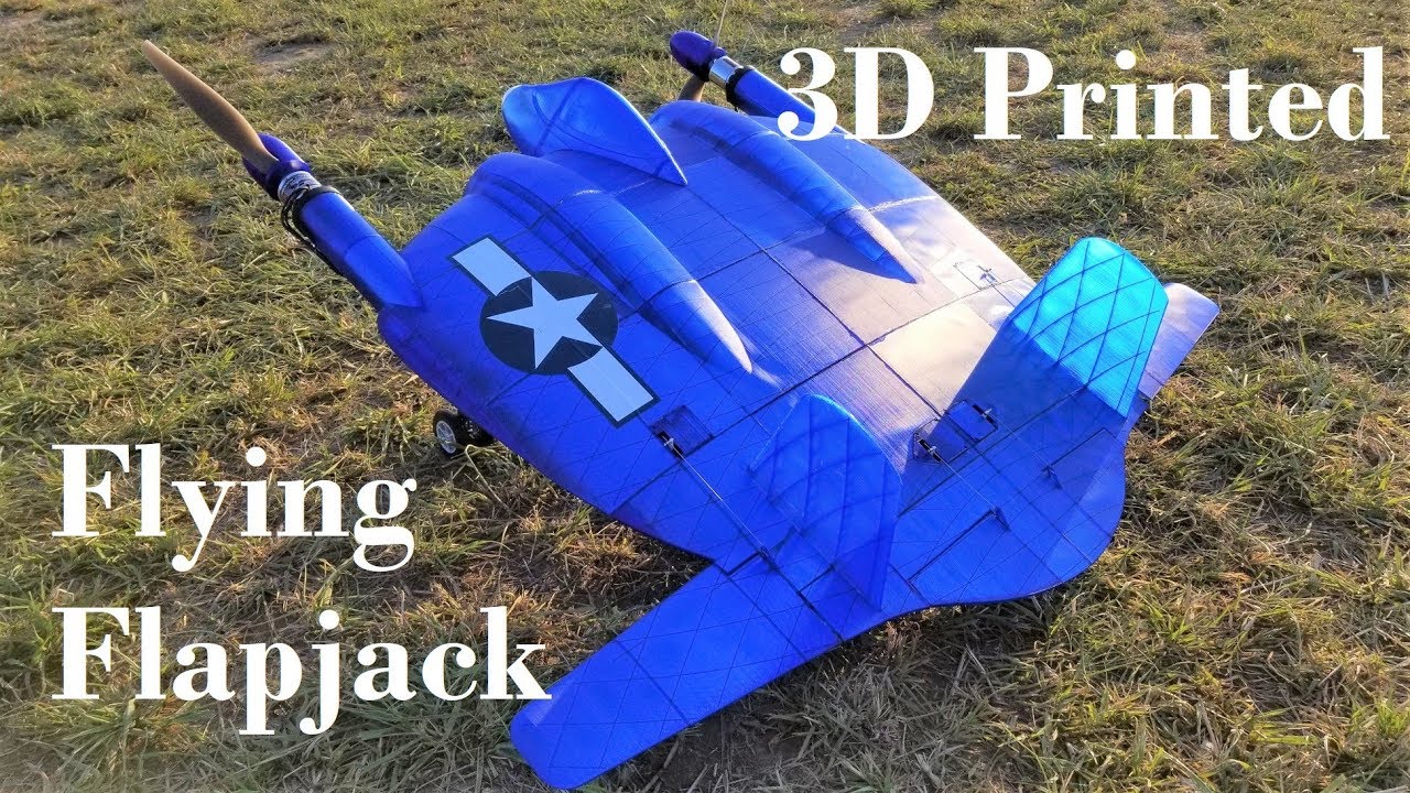 3D Printed XF5U "Flying Flapjack" - Flight Fest 2019 - YouTube