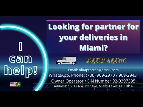 Local delivery service cargo van Miami Florida local courier service ...