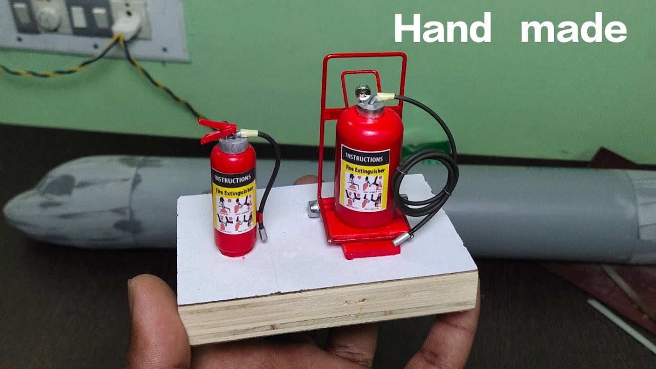 Mini fire extinguisher..Miniature model.. - YouTube