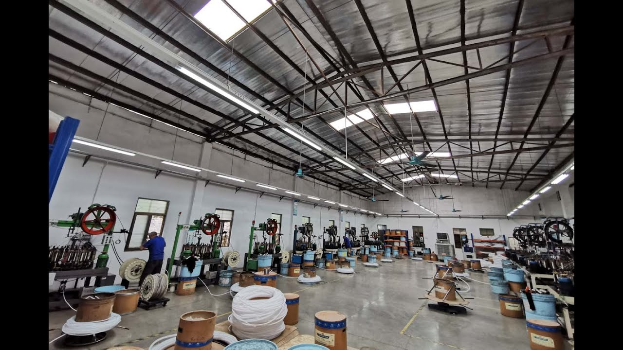 PTFE hose factory - YouTube